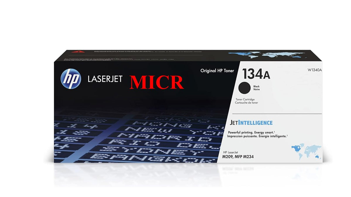 HP 134A W1340A 134X W1340X New Genuine OEM Converted MICR Toner for Ch