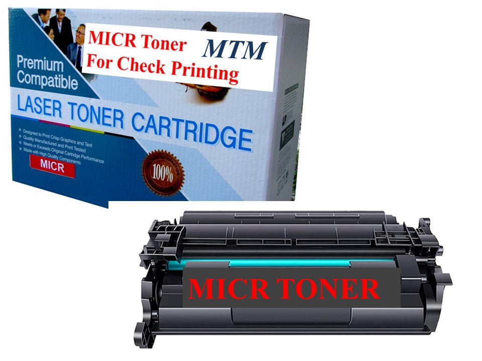 HP 58A CF258A 58X CF258X MICR Toner Cartridge for Check Printing. Lase