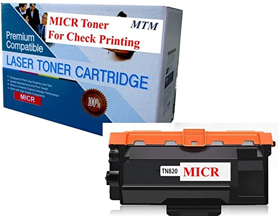 PRE-ORDER ONLY Brother TN820 TN-820 MICR Toner Cartridge for Check Pri